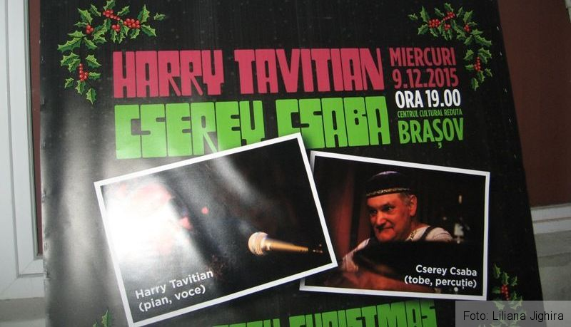 BRAŞOV. Jazzy Christmas, cu Harry Tavitian, pentru Hospice „Casa ...