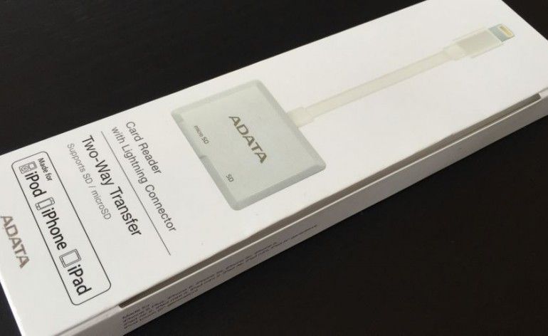Mini-review ADATA Card Reader Lightning Connector - MyTex.ro