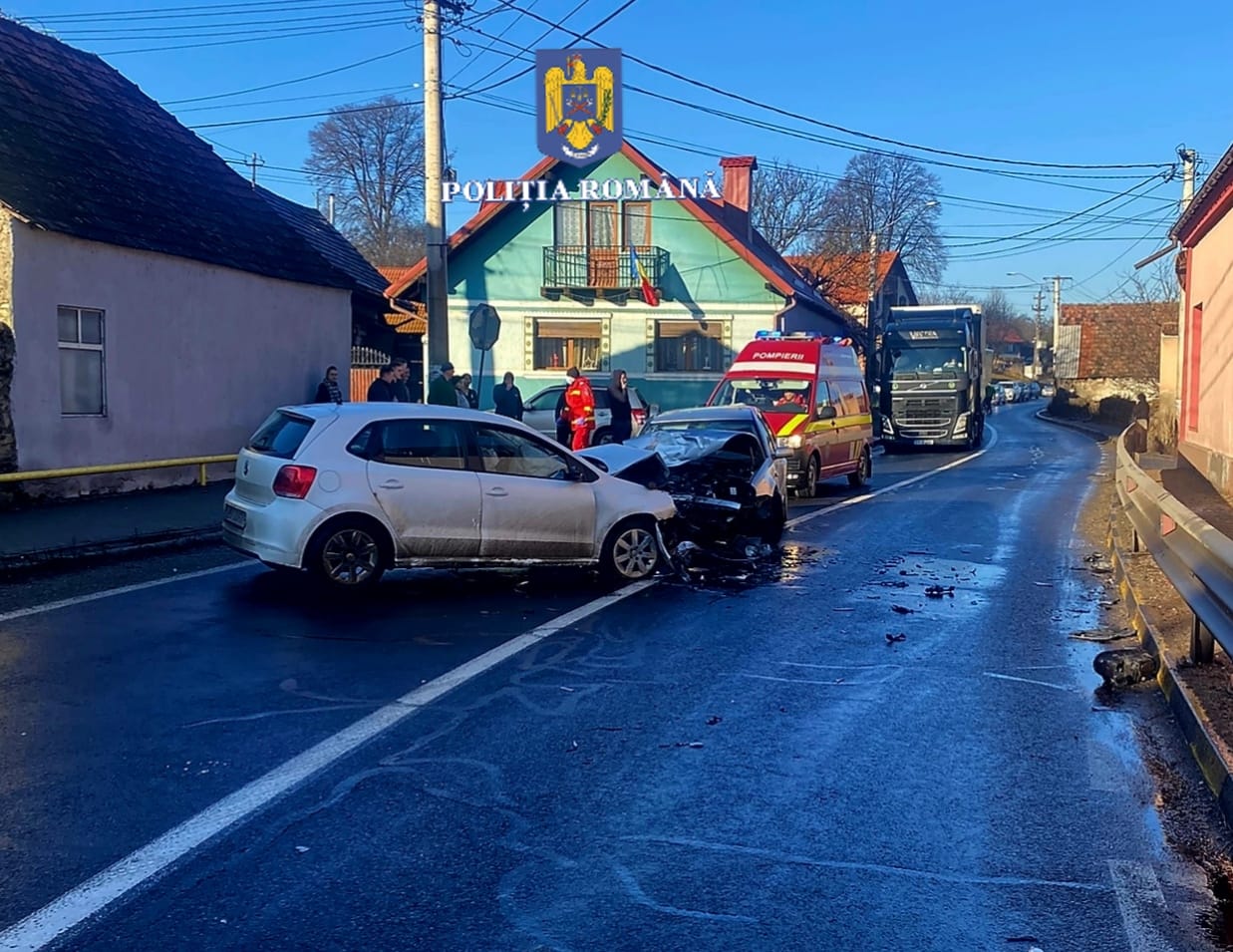 Update. Accident pe DN 1, la Perșani, județul Brașov. Unul dintre ...