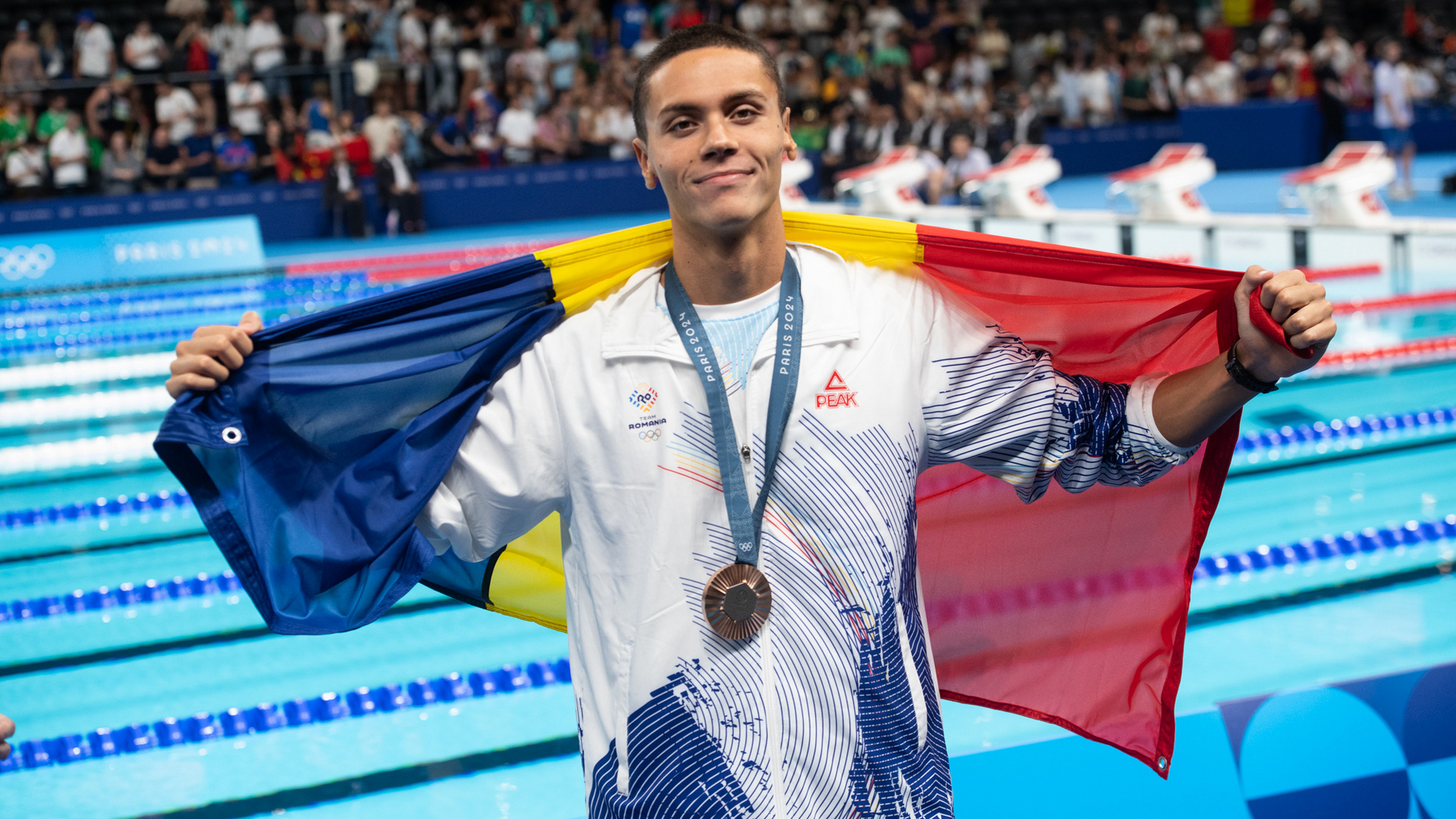 David Popovici, a doua medalie olimpică la Paris. Discurs manifest după „bronzul” de la 100 m ...